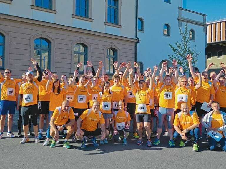 Laufen für den guten Zweck - boden wand decke