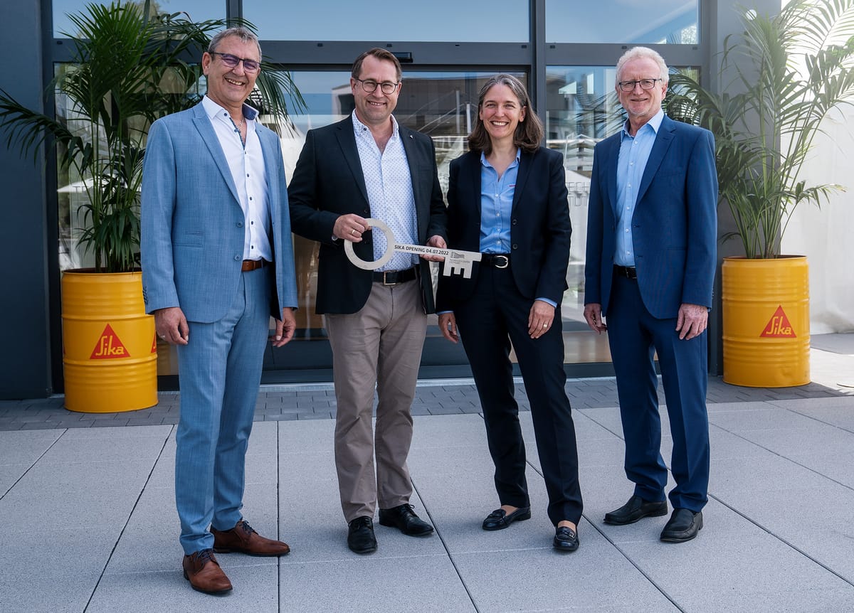 Sika Technology Center in Stuttgart eröffnet - boden wand decke