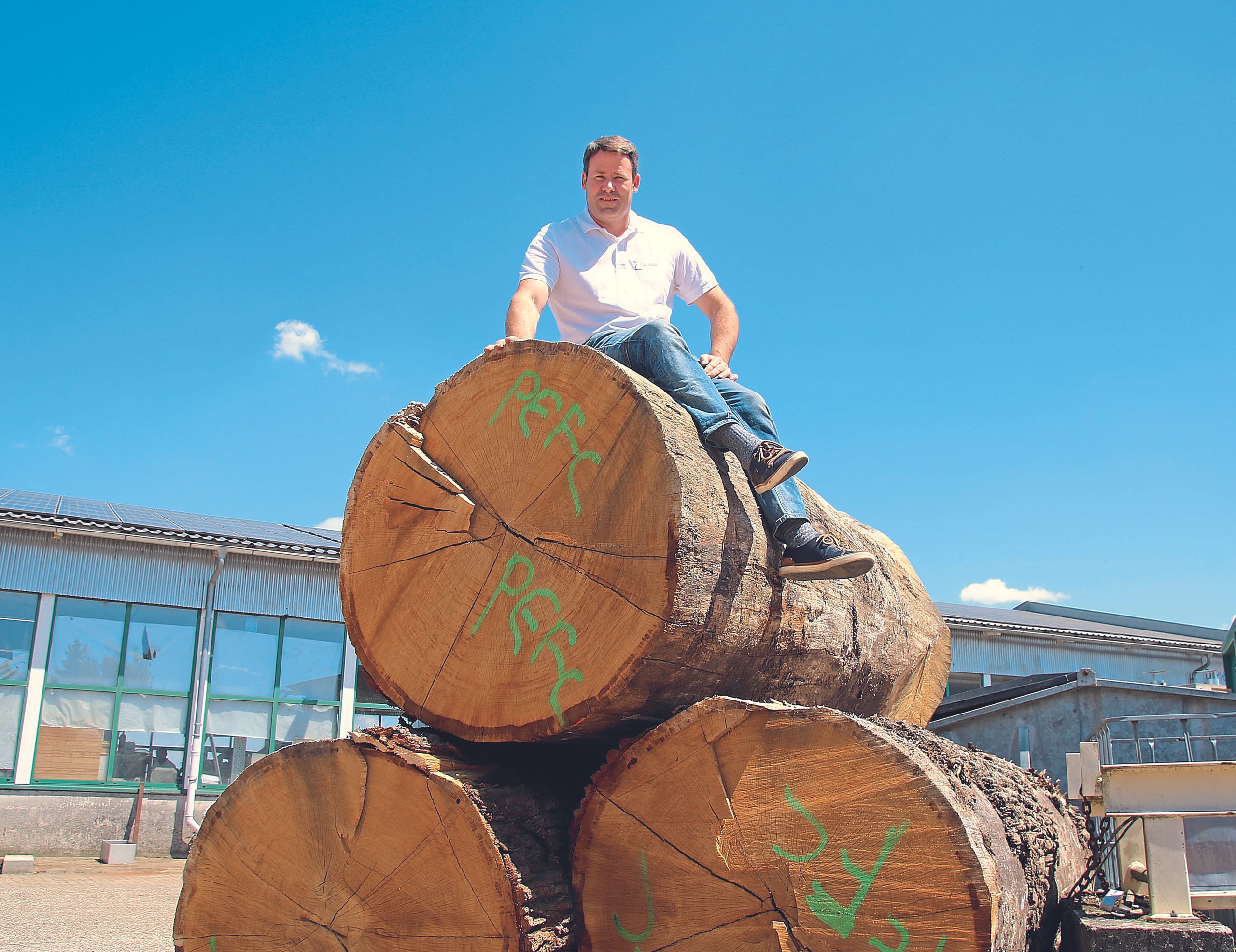 Hausbesuch bei Dipro: Alles kann verwertet werden - boden wand decke